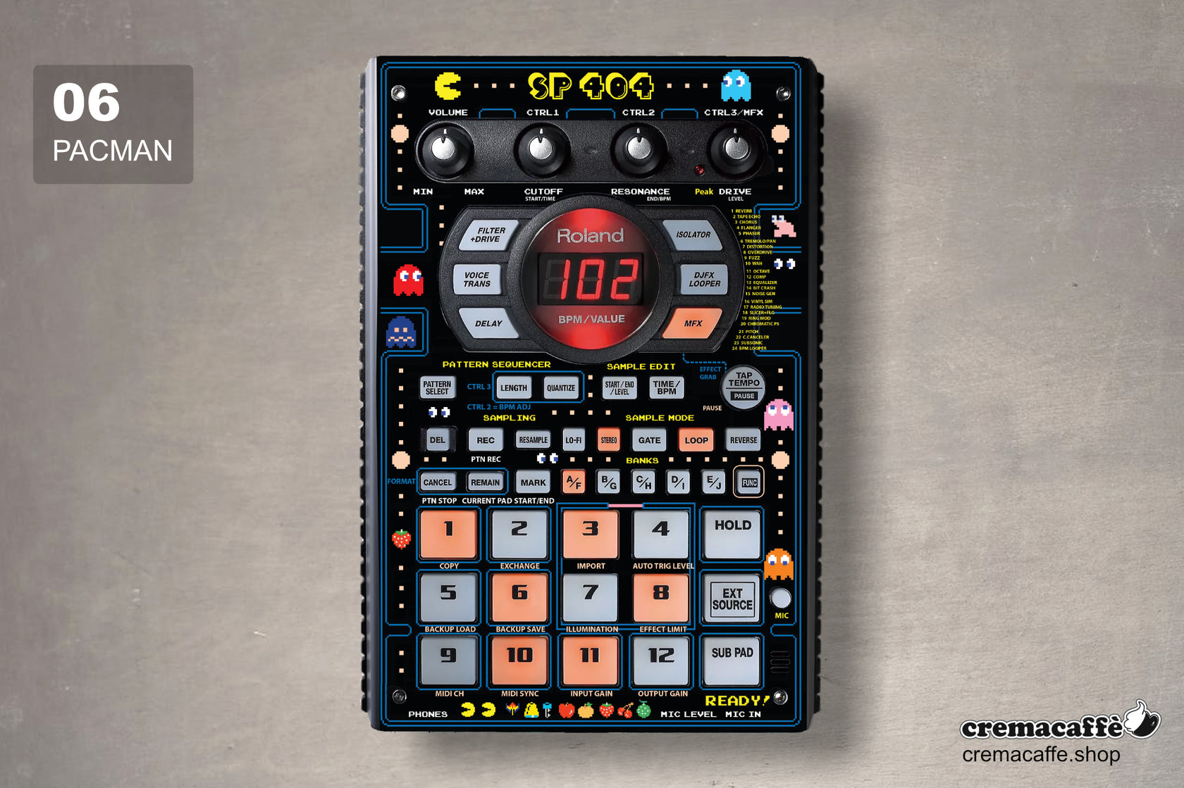 SP-404 SX/A Skins and Accessories – Cremacaffè Design